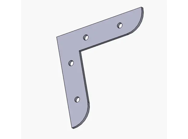 V-Shape Bracket 4x4 Inch Corner Bracket